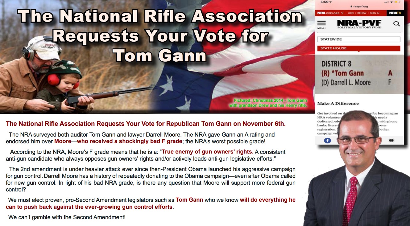 Tom Gann for Oklahoma State Representative House District 8